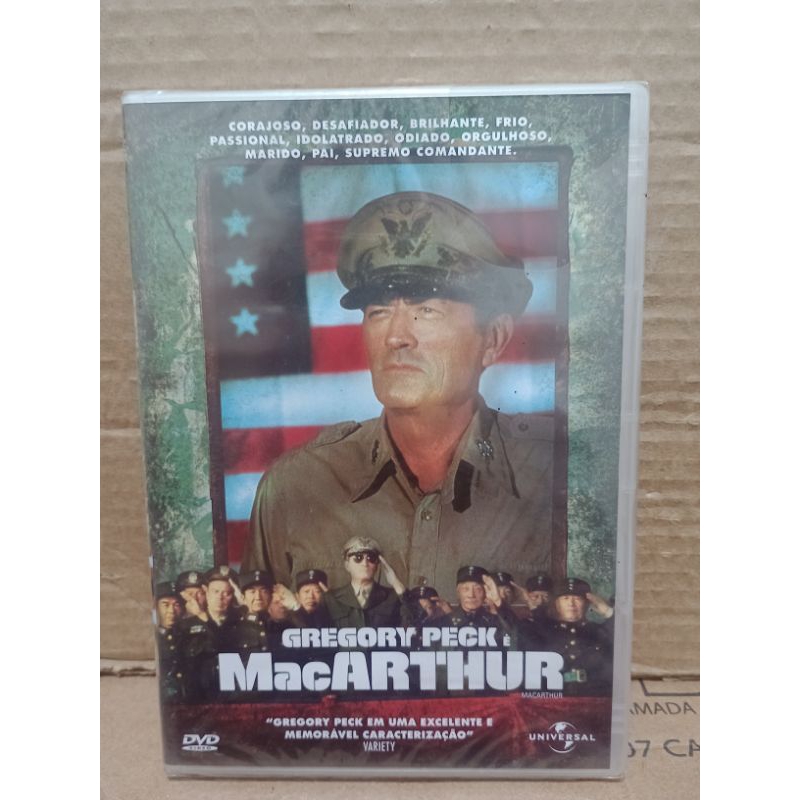 DVD MacARTHUR (GREGORY PECK) (ORIGINAL-LACRADO) | Shopee Brasil
