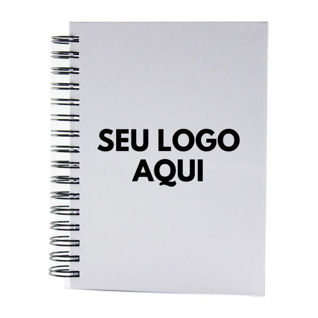 Caderno A5 Personalizado Envie Seu Logo 200 Folhas 90g | Shopee Brasil