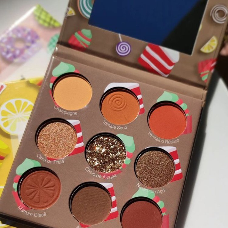 Paleta De Sombras Sweet Shadow Jasmyne | Shopee Brasil