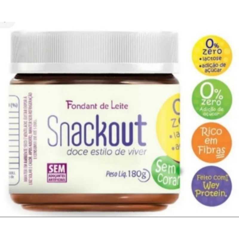 Doces Zero açúcar | Sem lactose - Snackout 150 g | Shopee Brasil