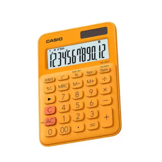 Calculadora de Mesa 12 Dígitos MS-20UC-N-DC - CASIO | Shopee Brasil