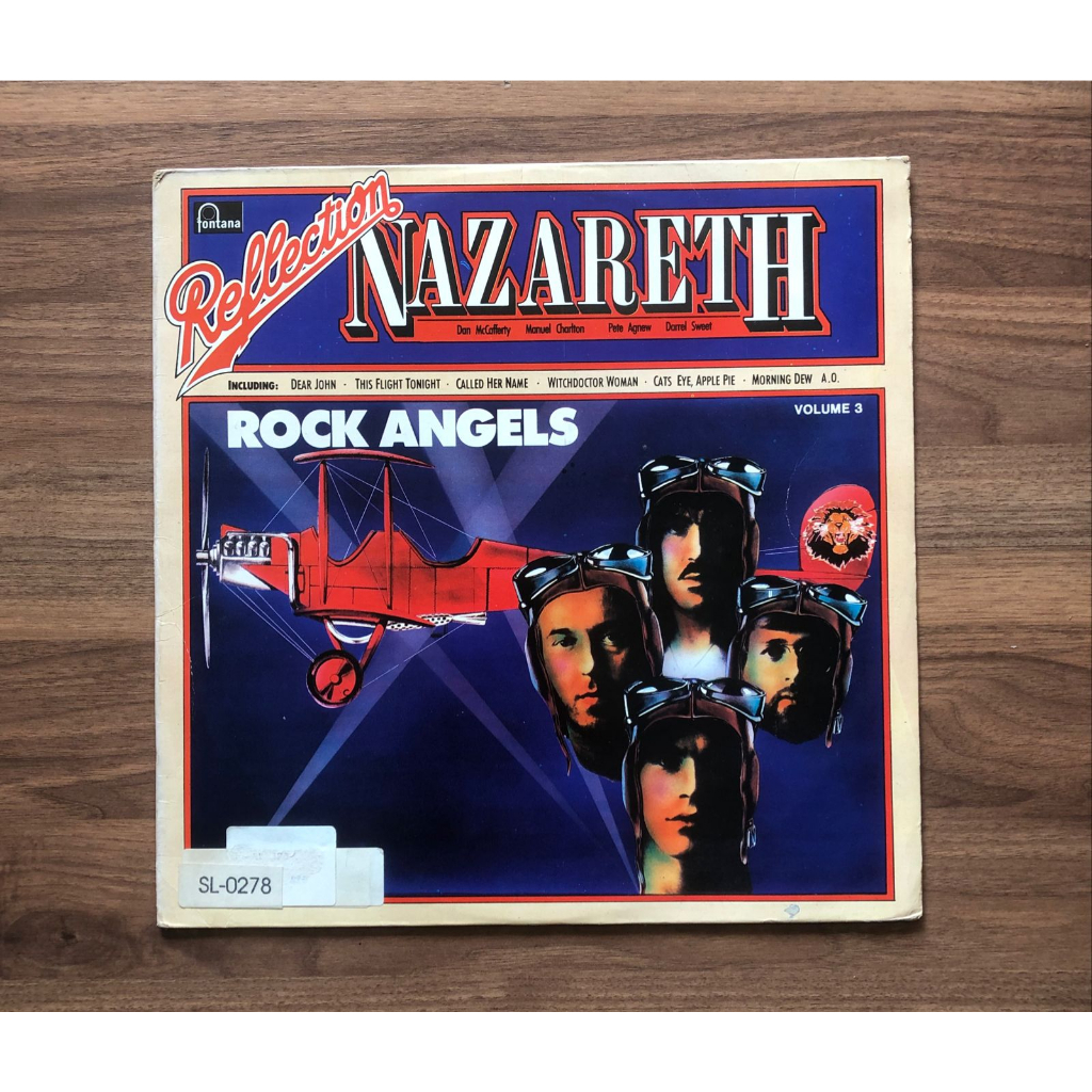 LP Disco Vinil Nazareth – Reflection - Rock Angels (1977) | Shopee Brasil