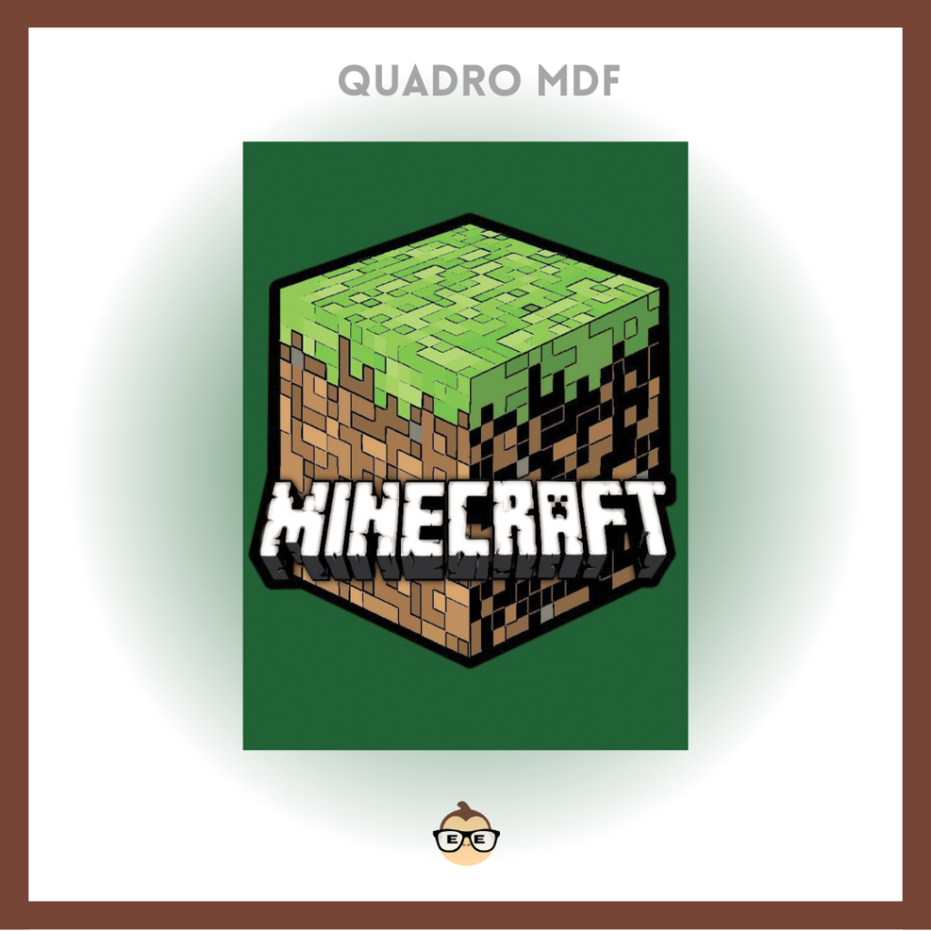 PLACA MDF MINECRAFT | Shopee Brasil