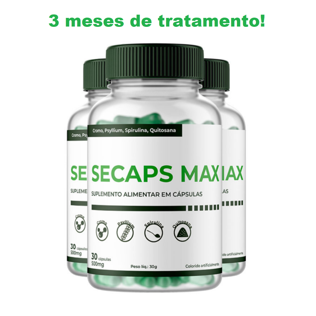 Emagrecedor Redutor de Medidas SECAPS MAX | Shopee Brasil