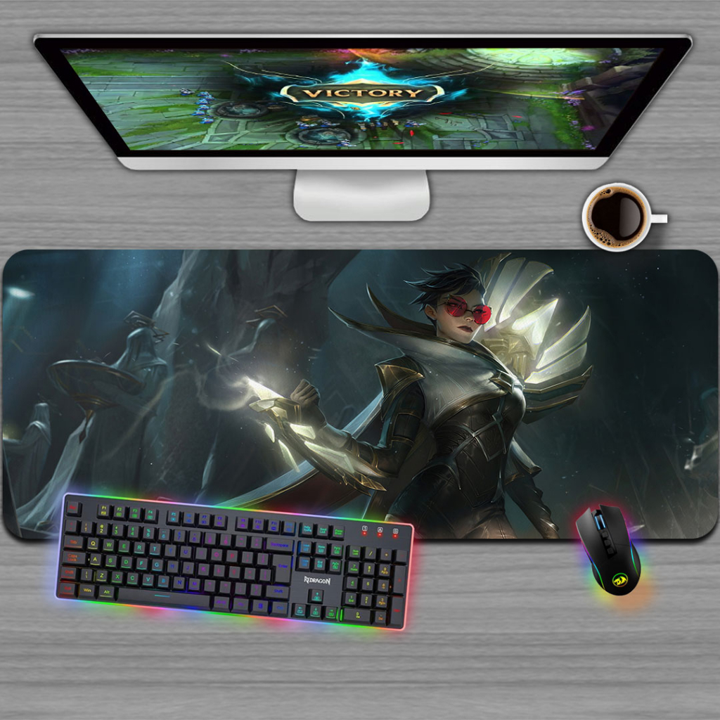 Mousepad Gamer, Tamanhos variados - VAYNE SENTINELA LEAGUE OF LEGENDS ...