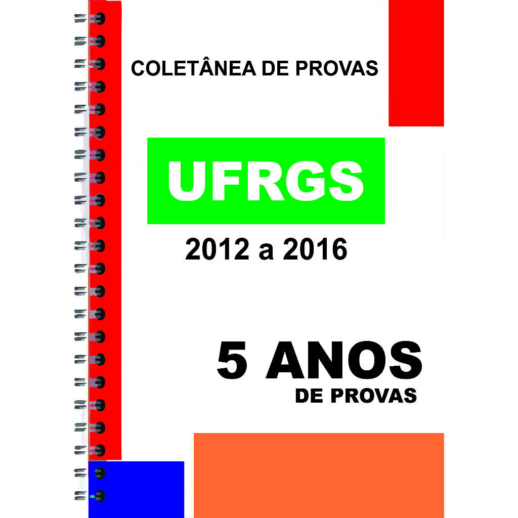 Apostila UFRGS - 2012 - 2016 - 5 anos de provas + gabaritos | Shopee Brasil