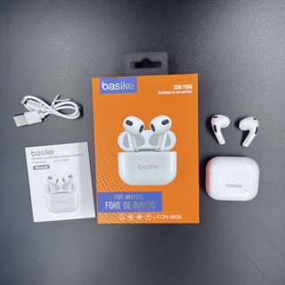 Fone Basike Bluetooth Stereo V5.0 TWS FON - 9856 | Shopee Brasil