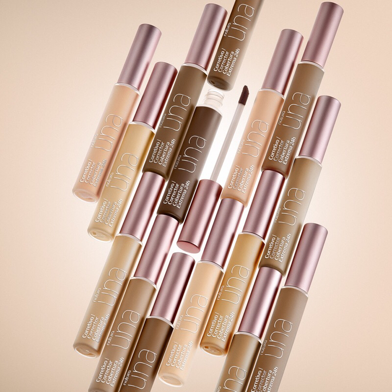 Corretivo alta cobertura Natura Una, Novos, Extrema 24h | Shopee Brasil