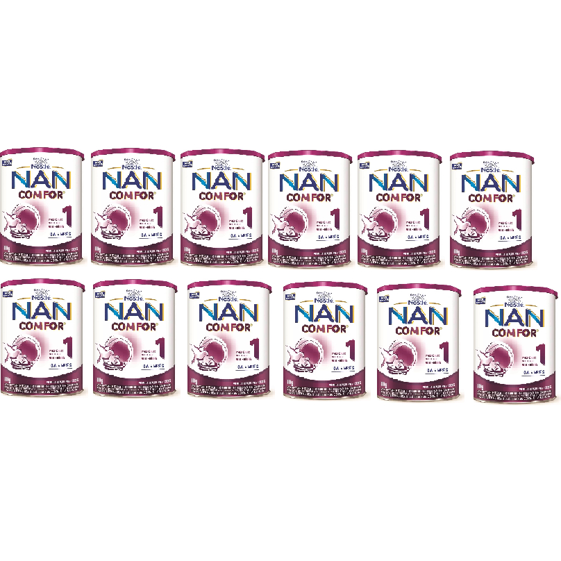 KIT C/12 Fórmula Infantil Nestlé Nan Comfor 1 800g | Shopee Brasil