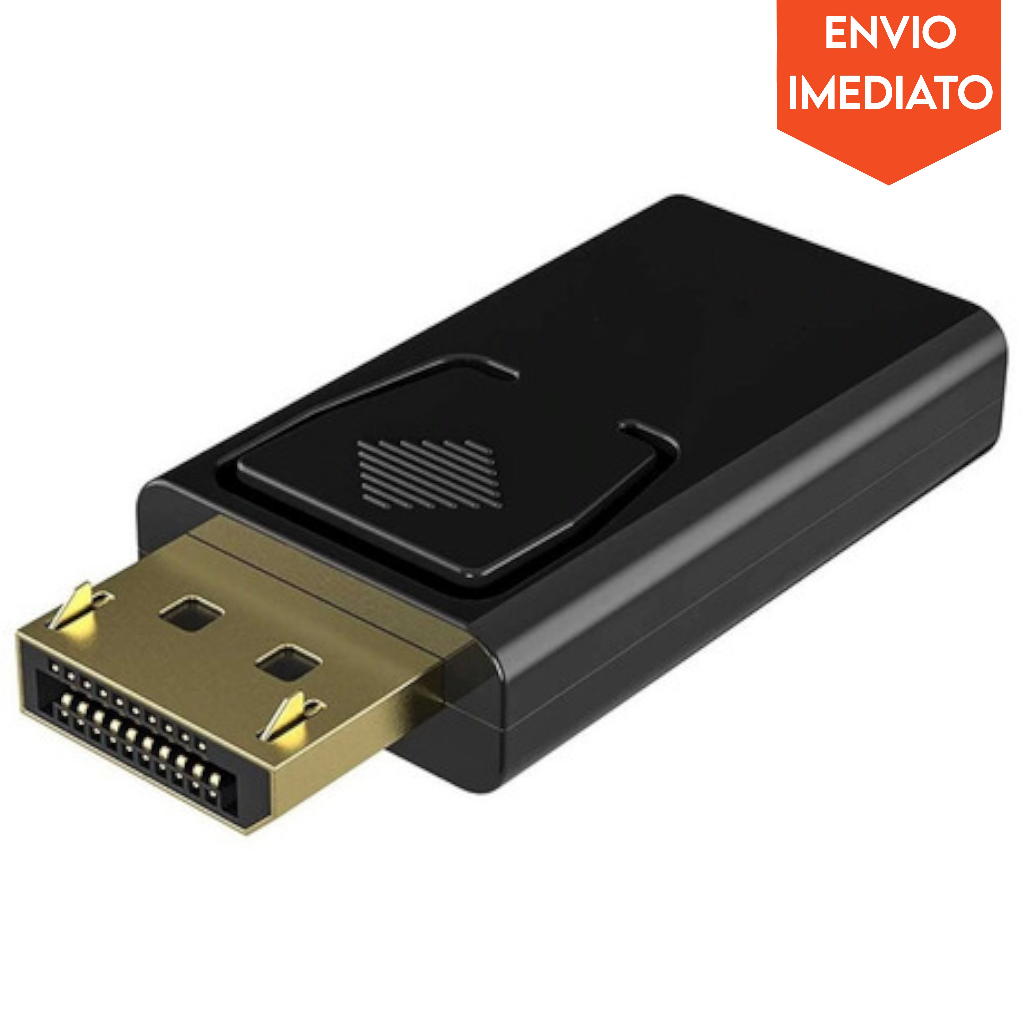 Adaptador DisplayPort Para HDMI 4K 60Hz Slim - Exbom | Shopee Brasil