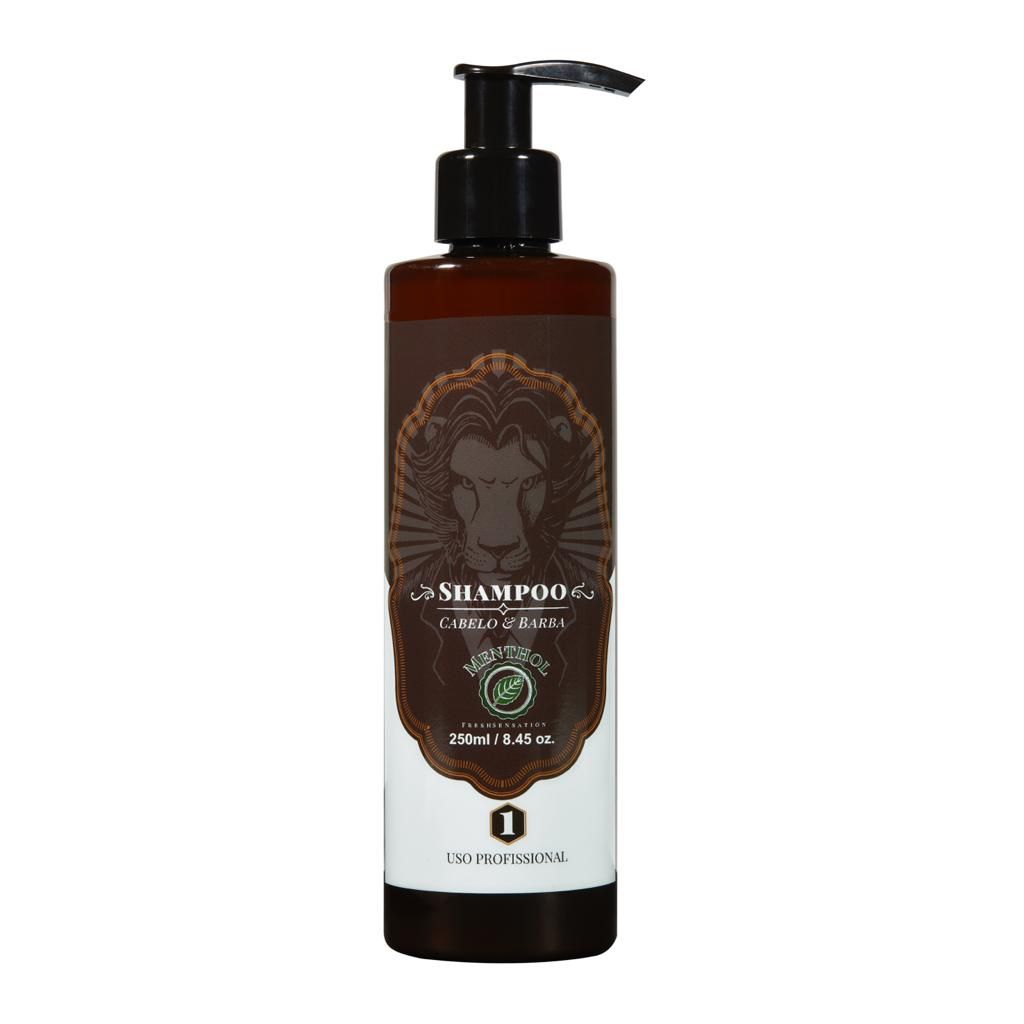 Mr. Lion Shampoo mentolado 250ml | Shopee Brasil