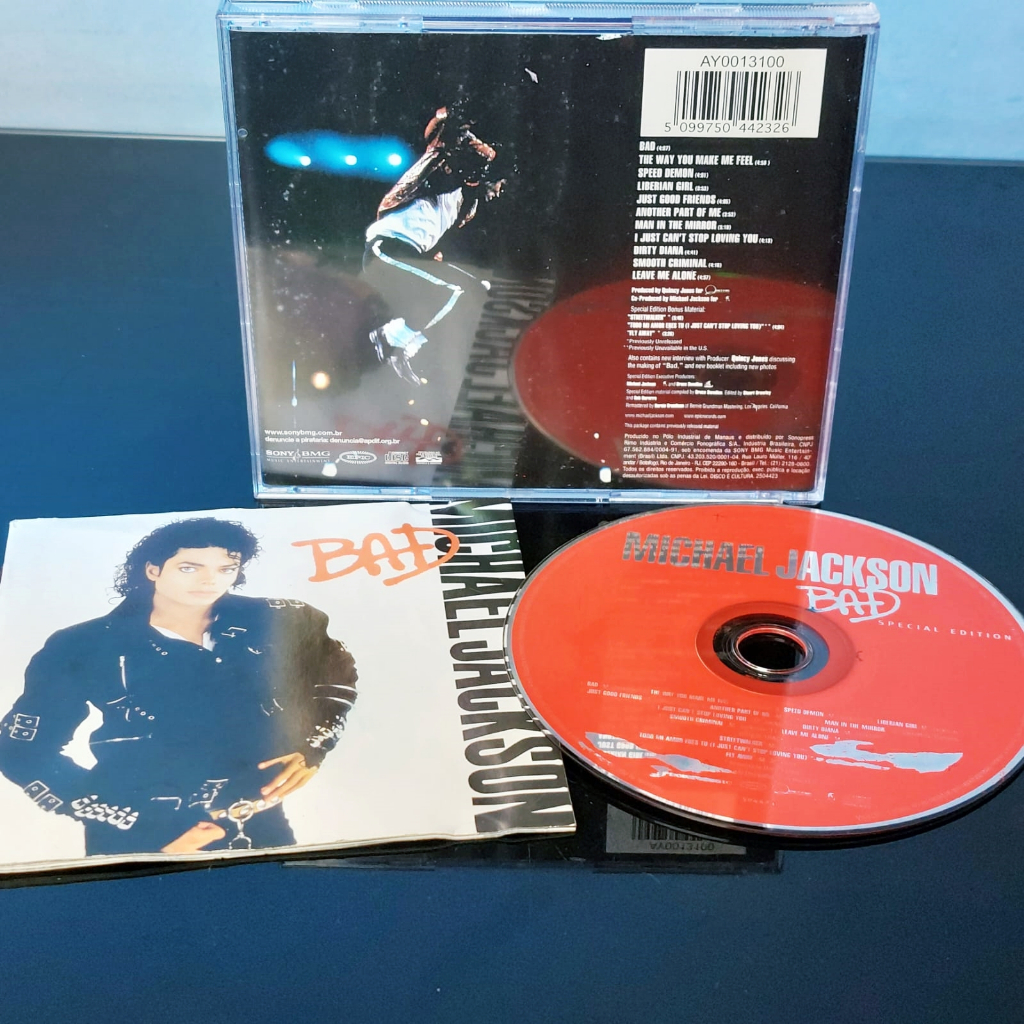 CD Michael Jackson - Bad (Special Edition) | Shopee Brasil