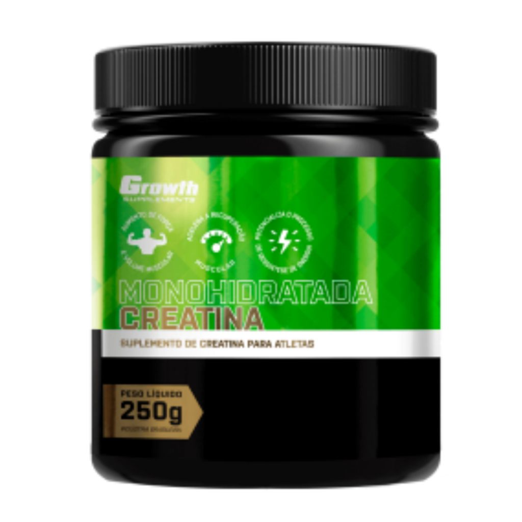 Creatina Monohidratada 250g Original - Growth Suppelments | Shopee Brasil