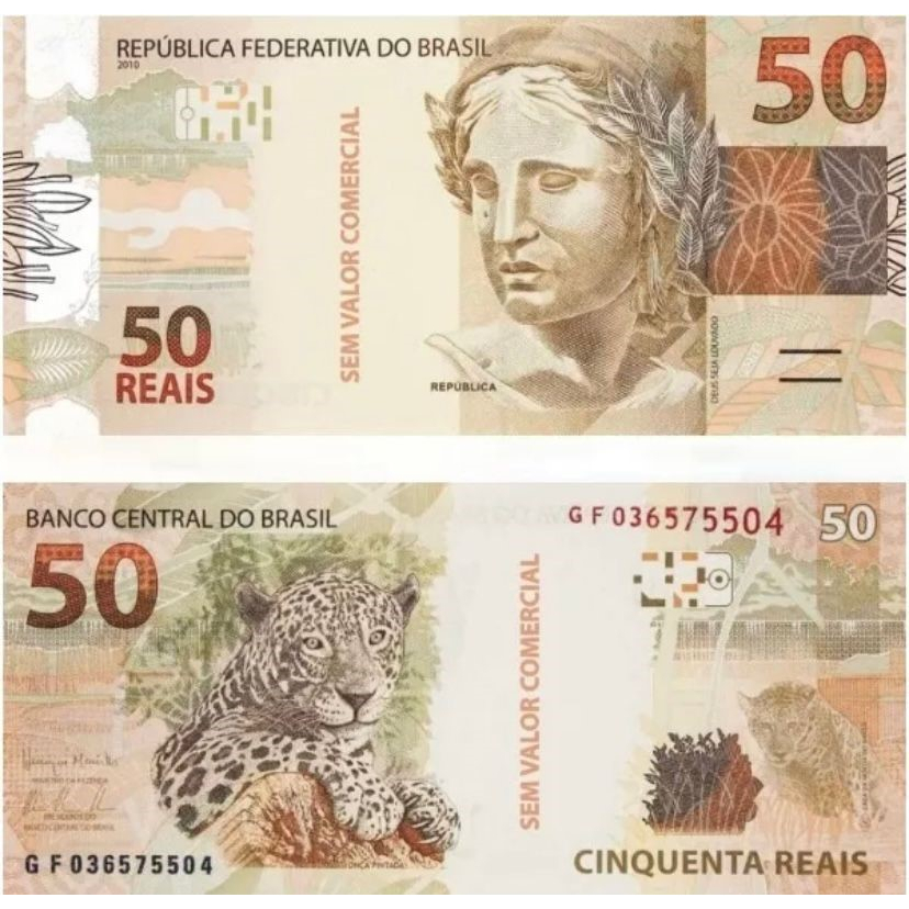 Conjunto de 1000 Notas Falsas de 50 Reais para Jogos | Shopee Brasil