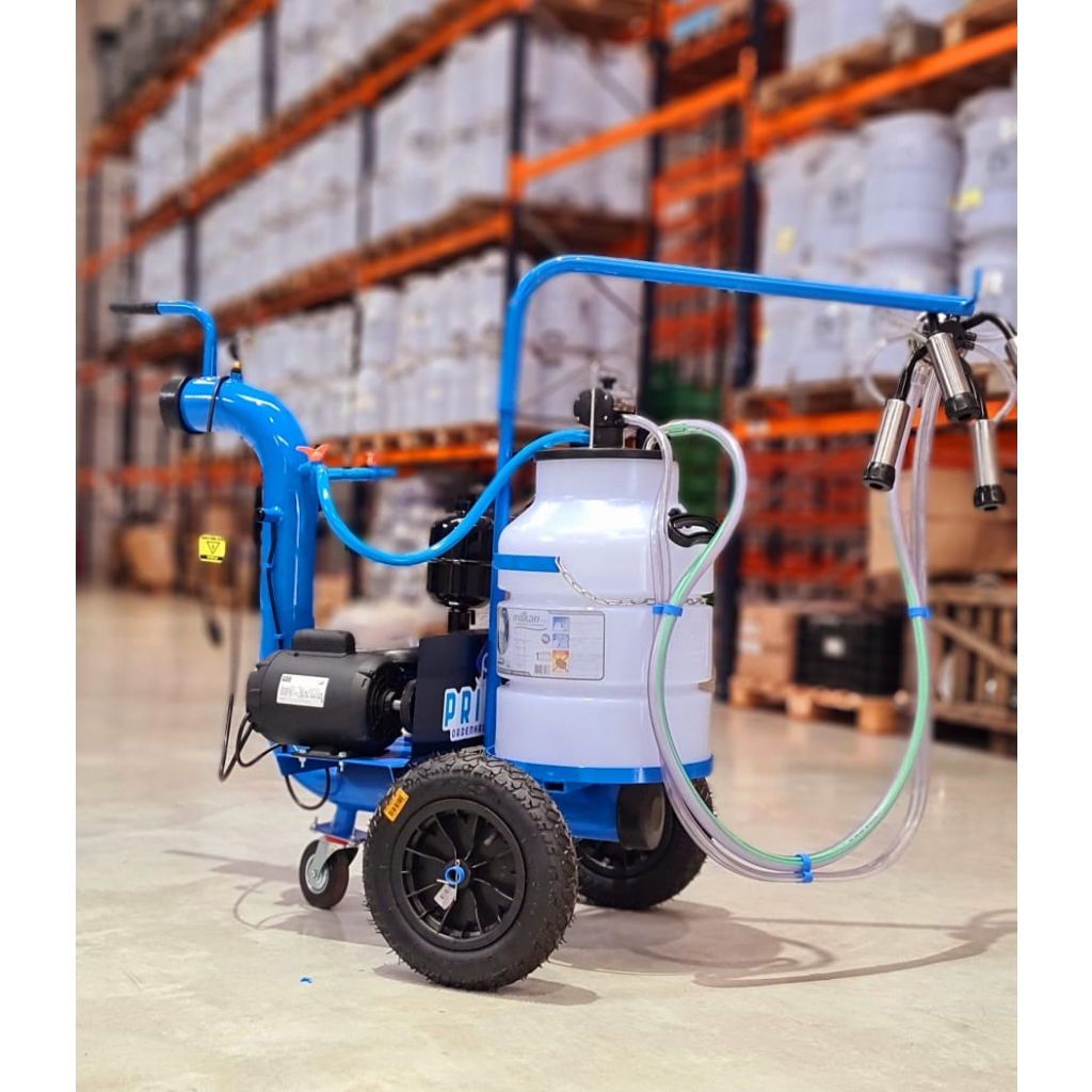 Ordenhadeira Mecânica Móvel Bomba de vácuo 450 Litros Motor de 2cv E 1 conjunto | Shopee Brasil