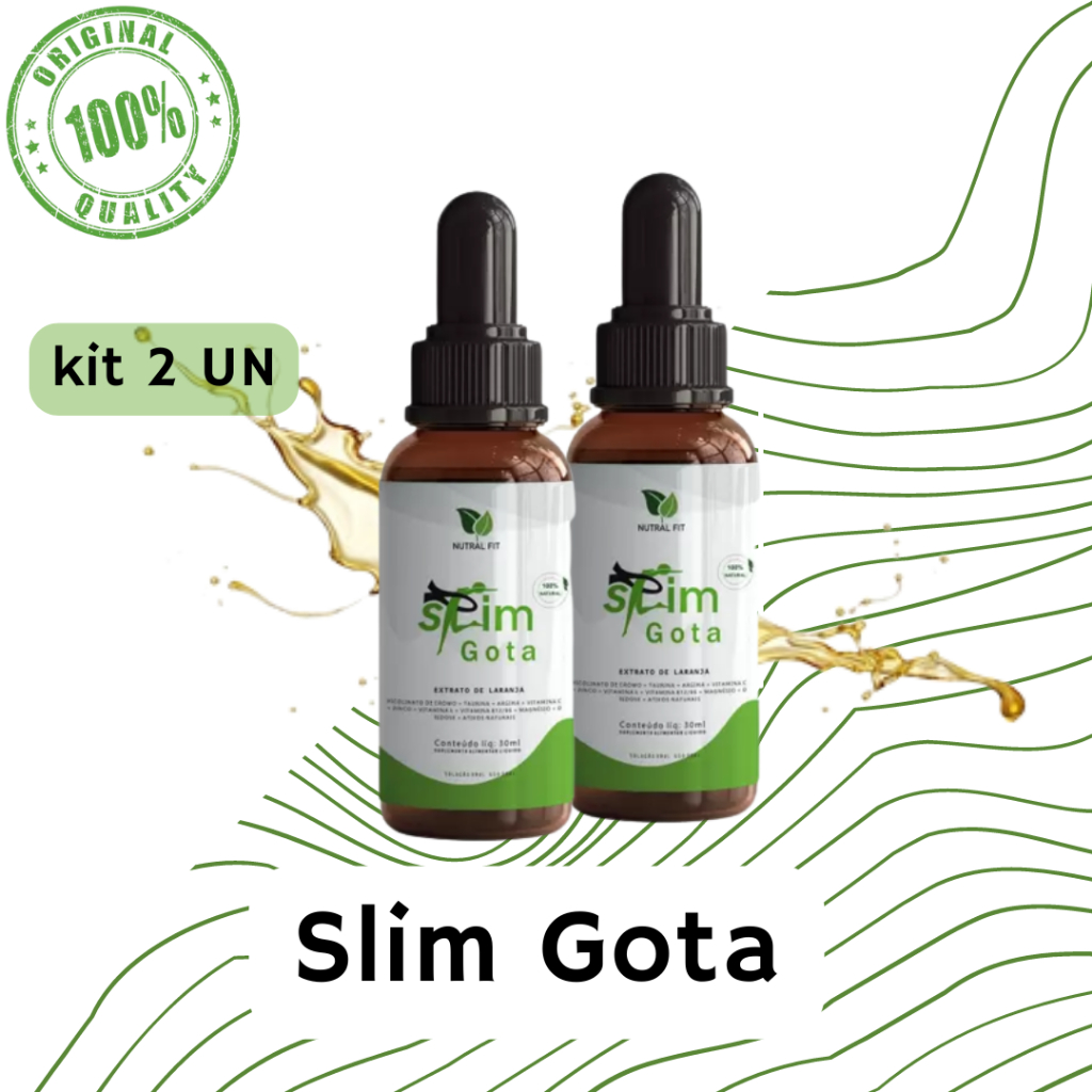 Super Oferta 2 Slim Gota Original - 30ML | Shopee Brasil