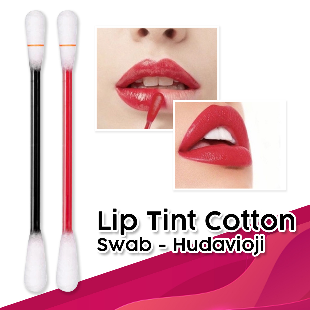 Lip Tint Cotton Swab lip Glaze Glamour Esmalte Labial de Cotonete 12 UN ...