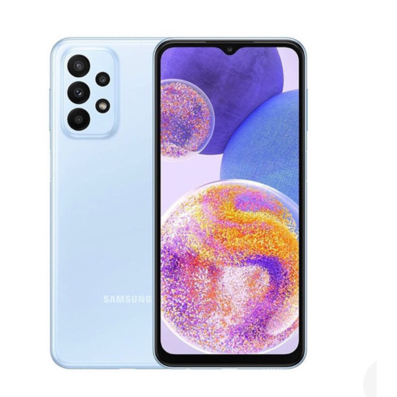 Samsung Galaxy A23 Dual SIM 128 GB light blue 4 GB RAM | Shopee Brasil