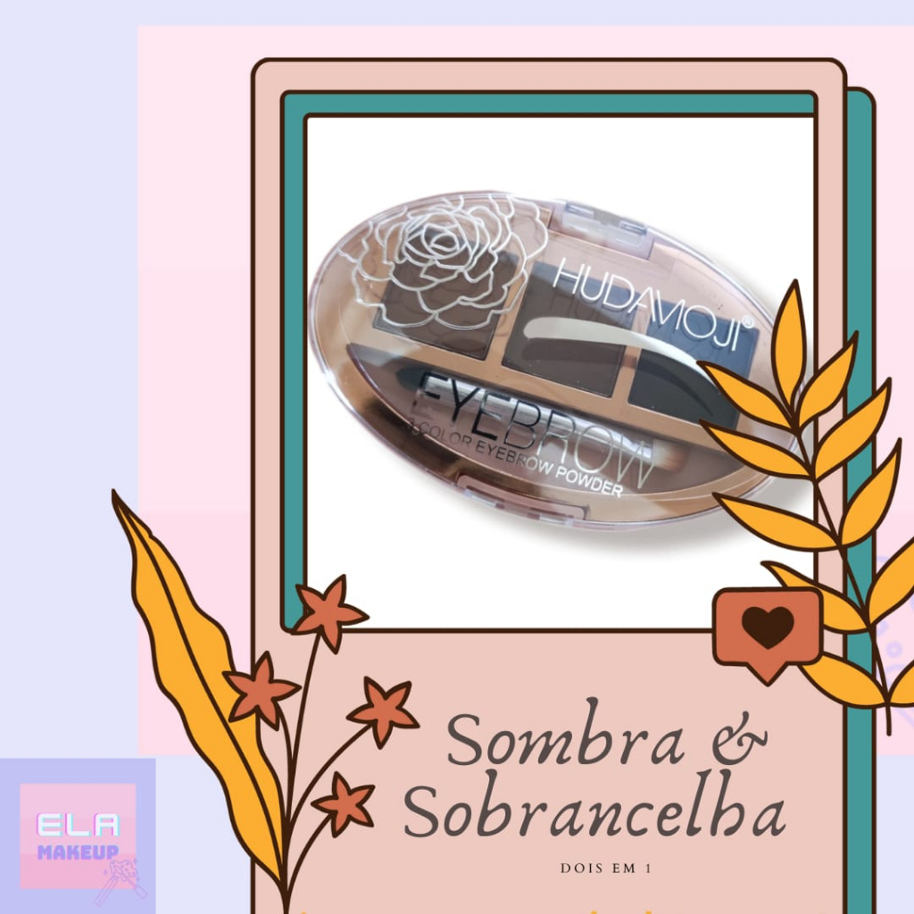 Paleta Duo Express | Sombra e Sobrancelha Com Pincel | Hudavioji ...
