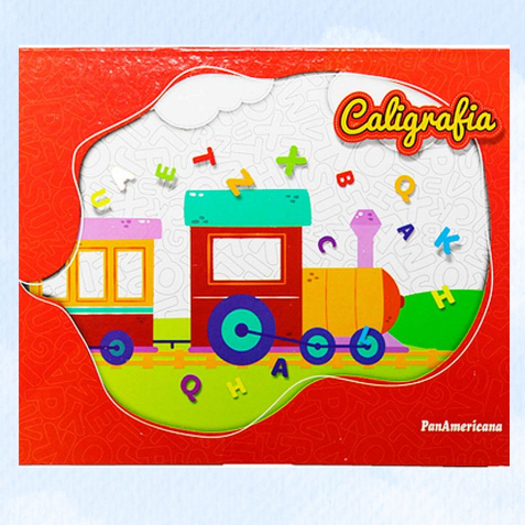 Caderno Caligrafia Estampas Animadas PanAmericanas | Shopee Brasil