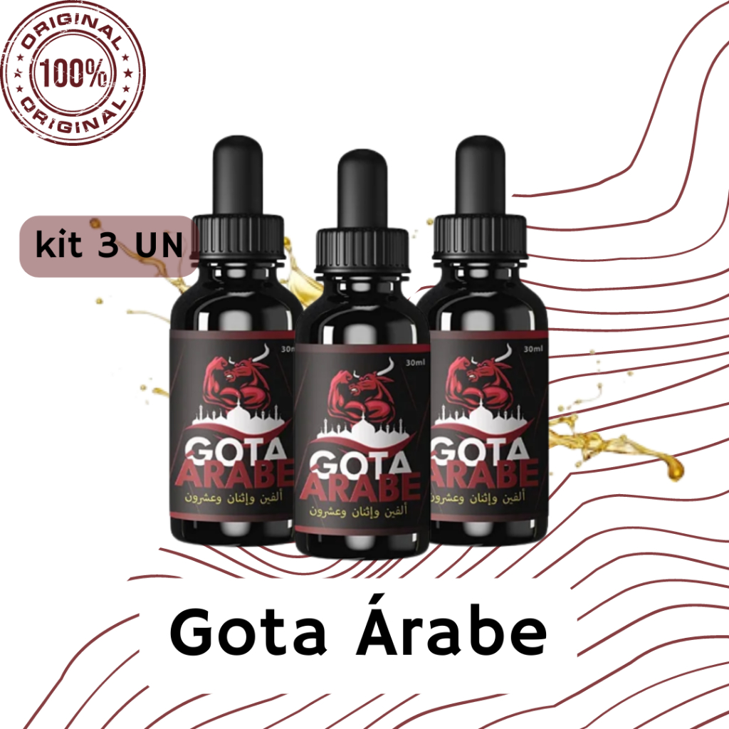 3 Gota Arabe Original - 30ML | Shopee Brasil