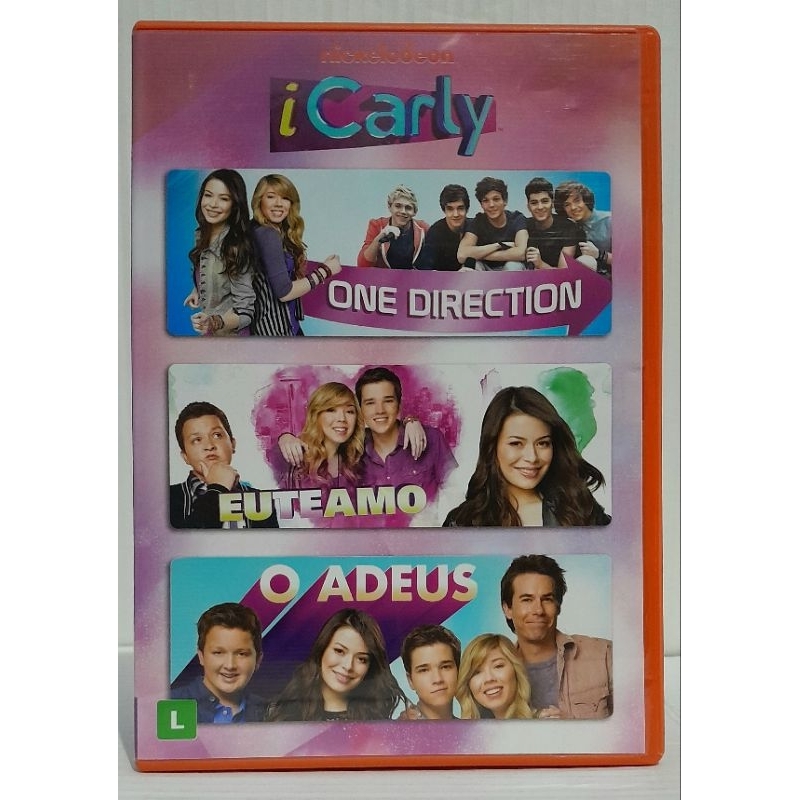 Dvd iCarly - One Direction + Eu Te Amo + O Adeus - 3 Discos - Original ...