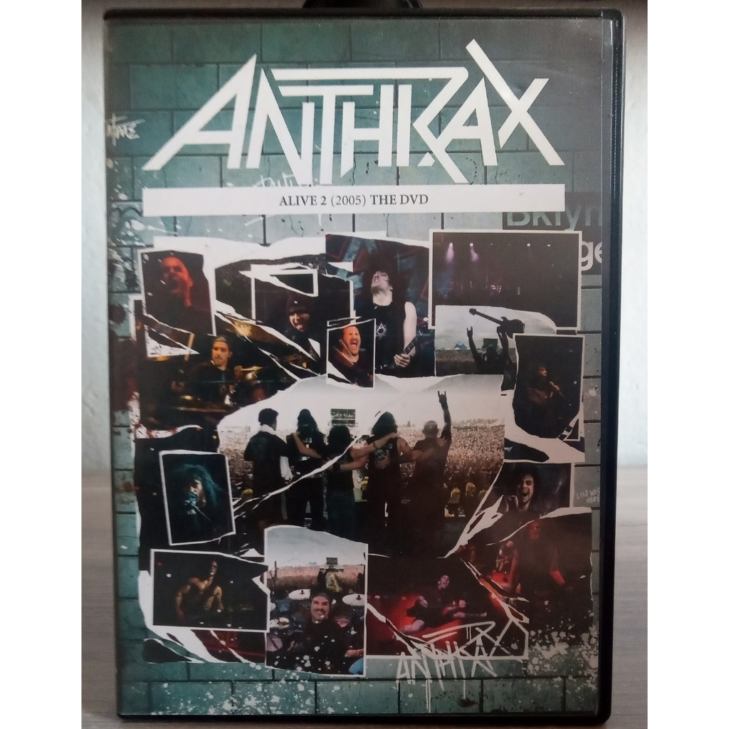 DVD Anthrax - Alive 2 2005 estilo Thrash Metal | Shopee Brasil