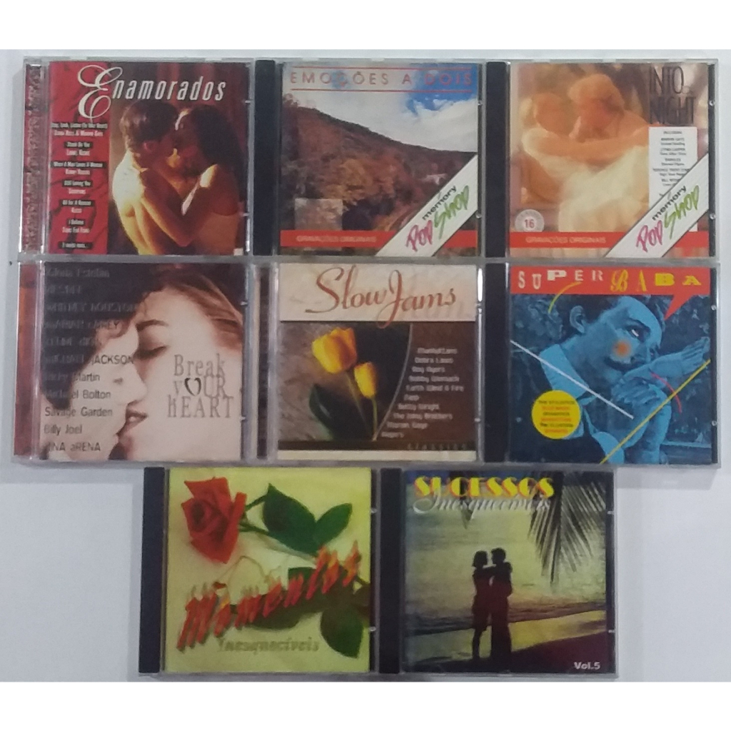 CD Enamorados Emoções A Dois In To The Night Break Your Heart Slow Jams ...