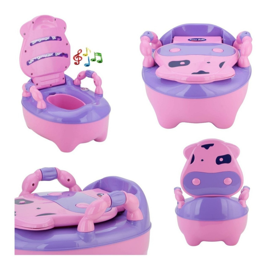 Troninho Infantil Pinico Fazendinha Musical Rosa- Desfralde-Prime ...