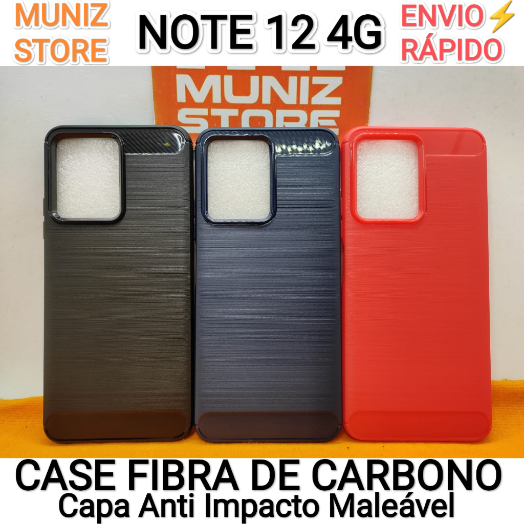 Case Xiaomi Redmi Note 12 4G Capinha Anti-Impacto Fibra de Carbono Capa ... Case Xiaomi Redmi Note 12 4G Capinha Anti-Impacto Fibra de Carbono Capa ...
