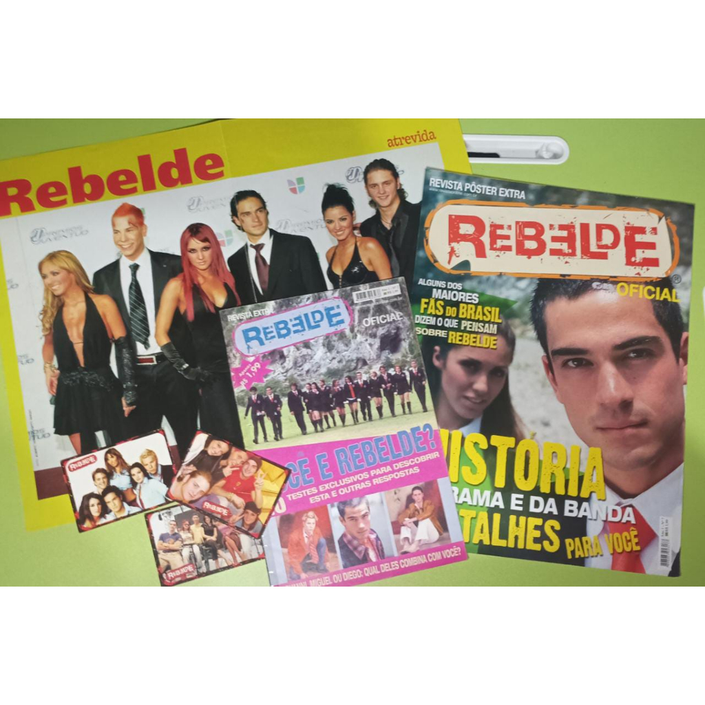 KIT RBD POSTER + REVISTA REBELDE | Shopee Brasil