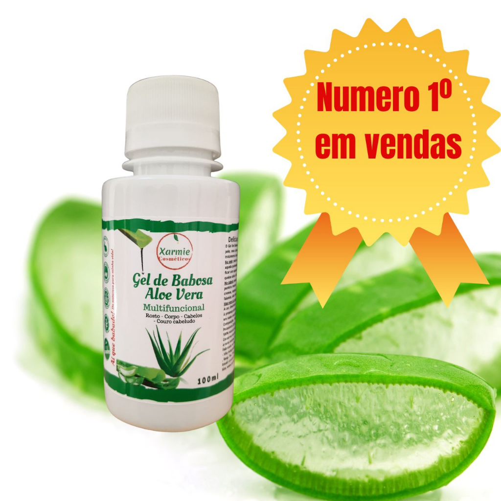 Supere creme e pomada: Gel de Babosa Aloe Vera 100ml, o tratamento ...