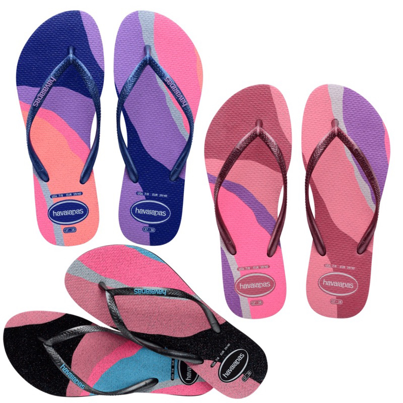 Chinelo Havaianas Slim Palette Glow II Glitter Feminina Cores Vibrantes ...