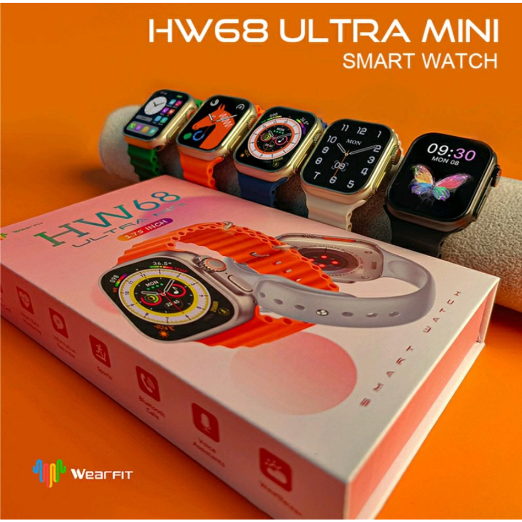 Smartwatch HW68 Ultra Mini 41MM Série 8 - NFC, Intercomunicador de Voz ...
