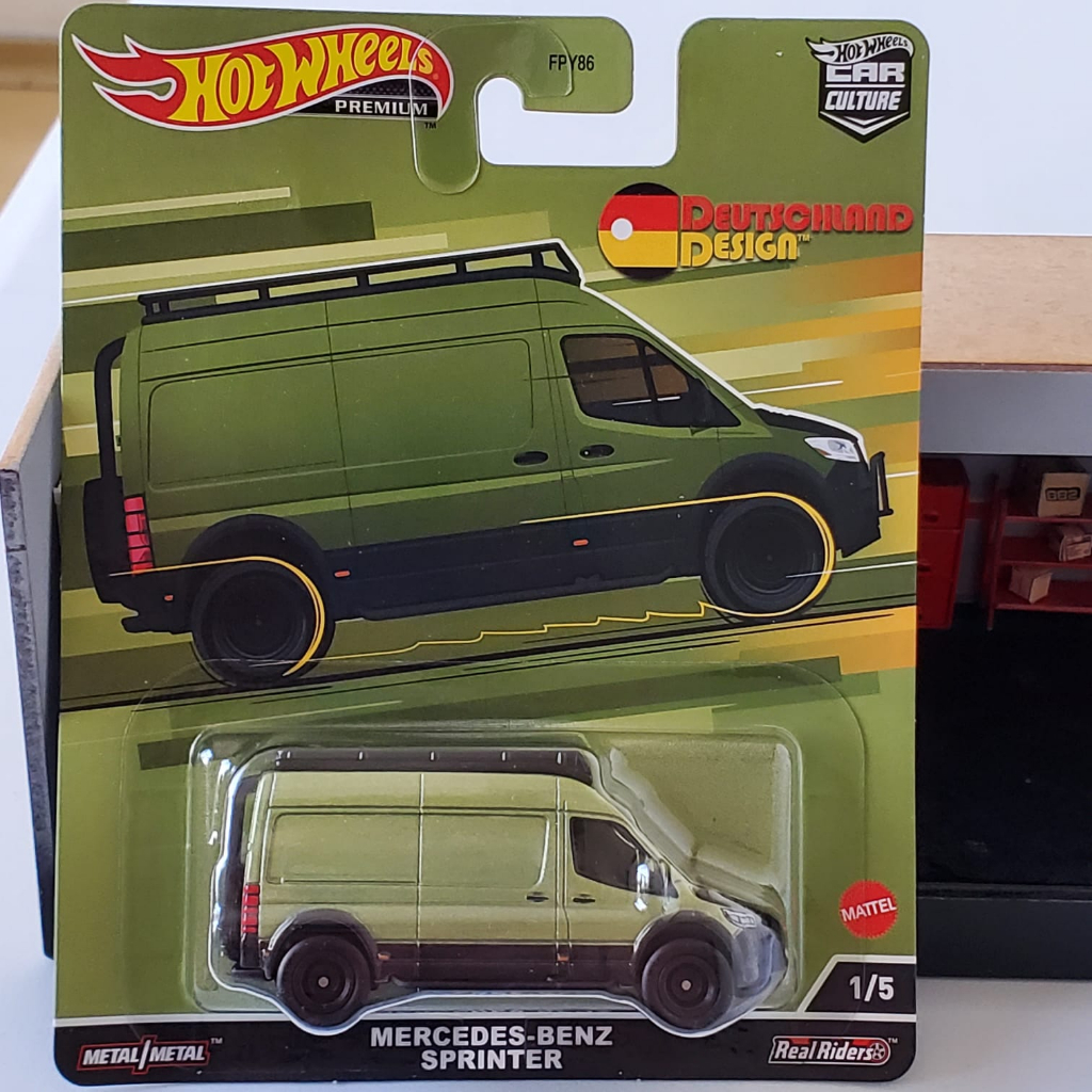 HOT WHEELS MERCEDES-BENZ SPRINTER - Miniatura Diecast Premium - Pneus ...