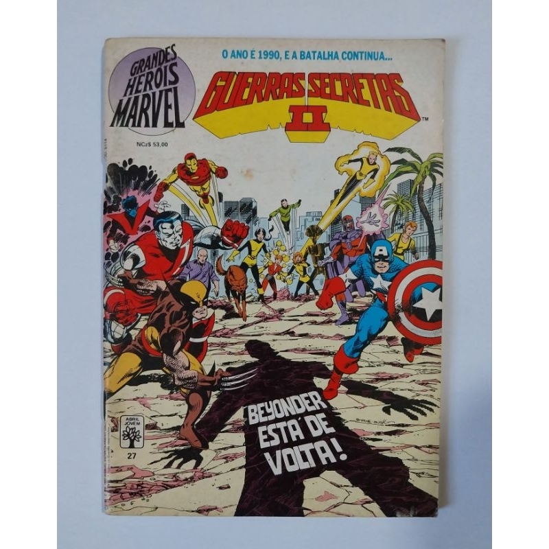 Gibi HQ Guerras Secretas 2 Beyonder Está de Volta N 27 | Shopee Brasil