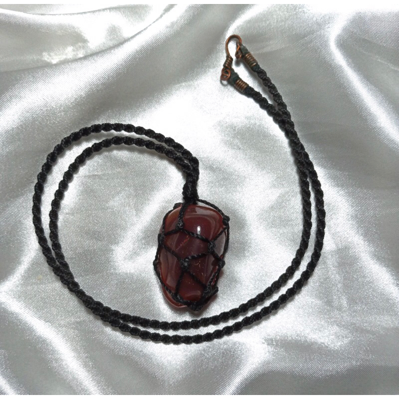 Colar Pedra Rosa | Shopee Brasil