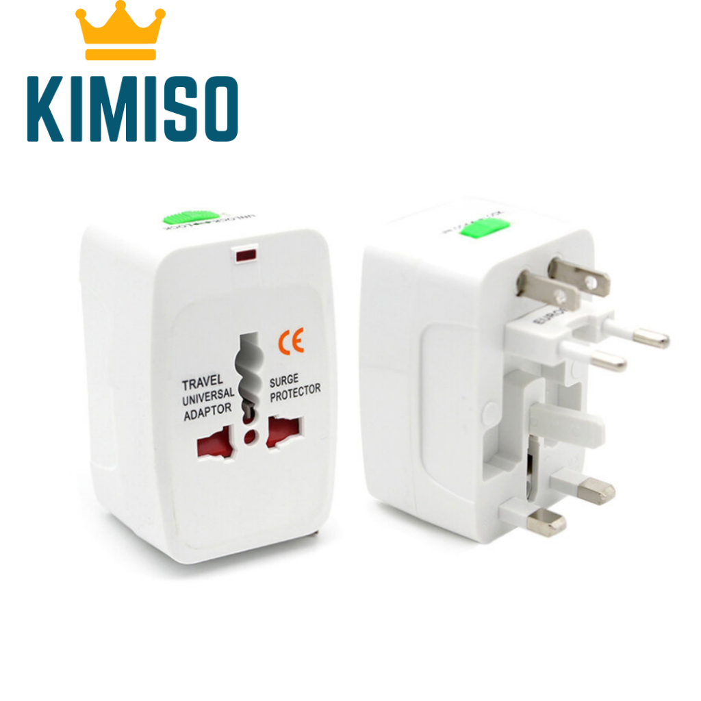 Adaptador Tomada universal Viagem Internacional Uk Eua Europa Asia Viagem | Shopee Brasil