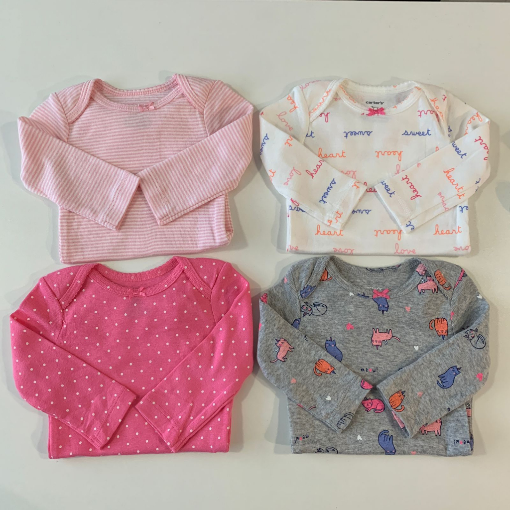 Kit body manga longa gatinhos - C@rters | Shopee Brasil