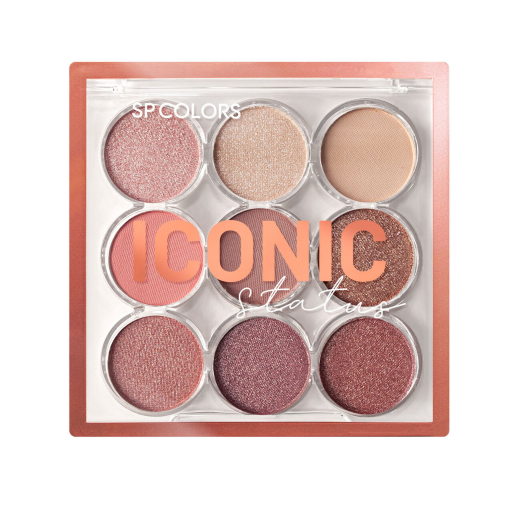 Paleta de Sombras 9 Cores Iconic Status SP Colors | Shopee Brasil