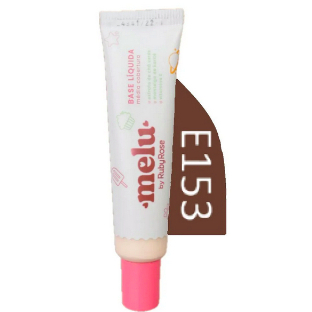 Base Líquida Linha Melu Cor E153 Ruby Rose | Shopee Brasil