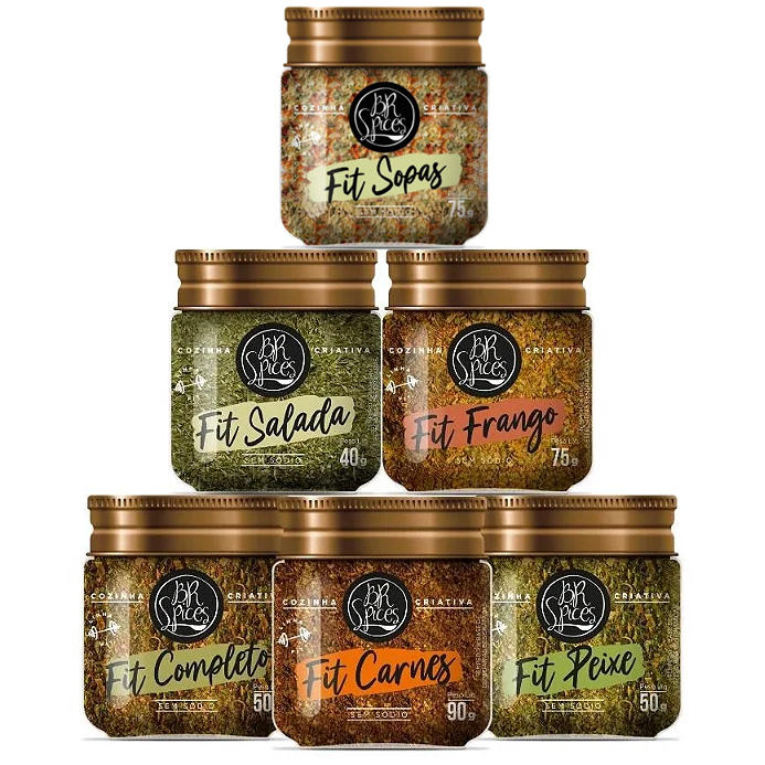 Tempero FIT BR Spices (sem sódio) | Shopee Brasil