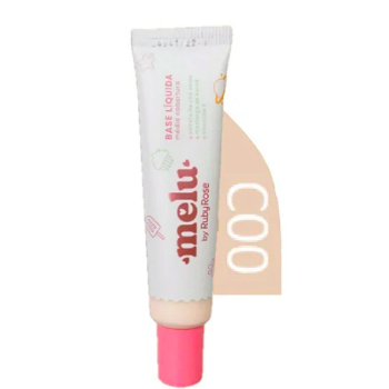 Base Líquida Linha Melu Cor C00 Ruby Rose | Shopee Brasil