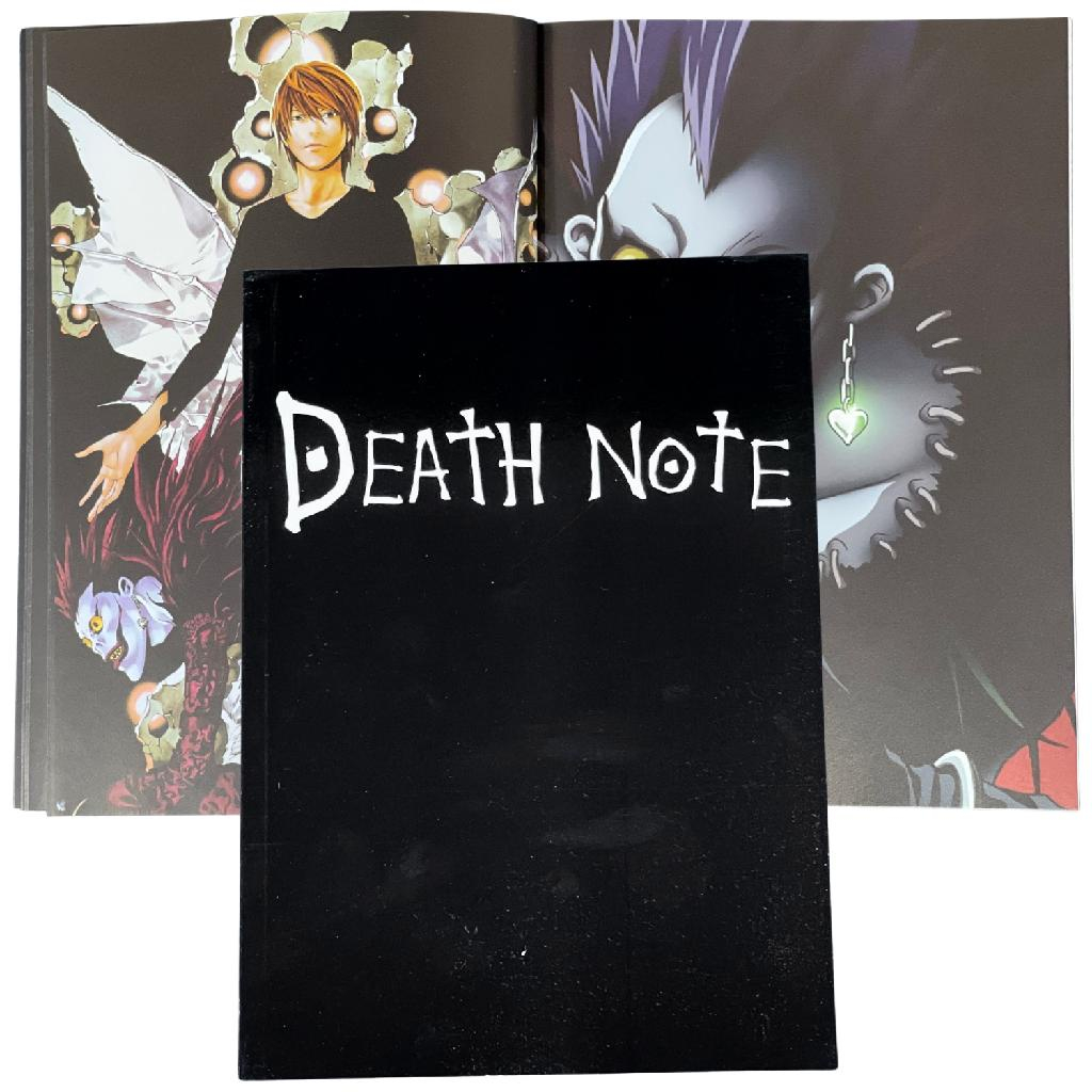 Caderno Livro Death Note Com Regras L Kira Ryuk Anime Livro Morte Black ...