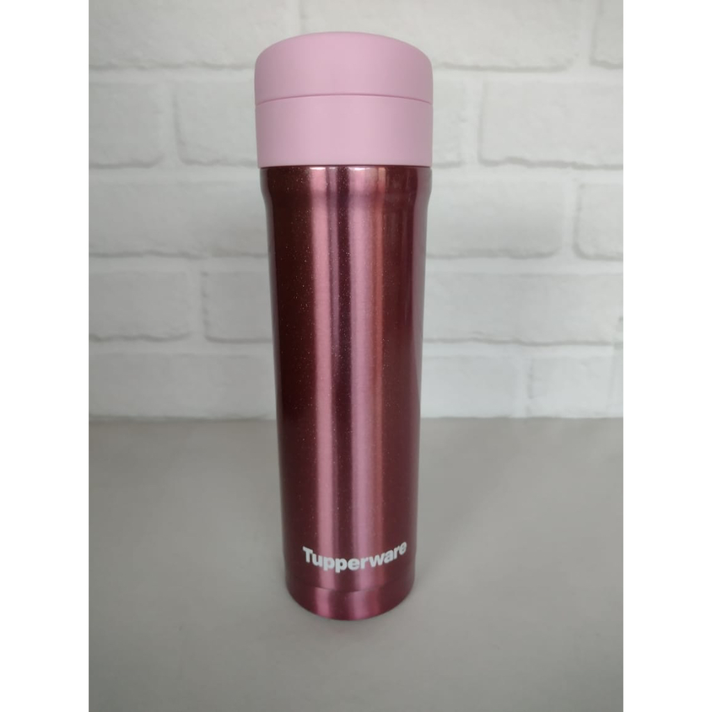 Garrafa Termica Rosa com Gliter 430 ml Tupperware Importado | Shopee Brasil