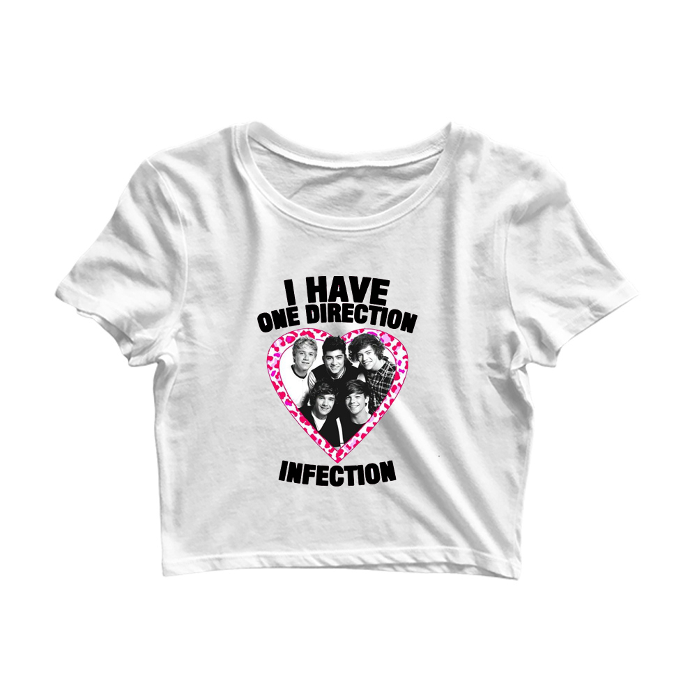 Cropped Feminino I Have One Direction Infection | Shopee Brasil