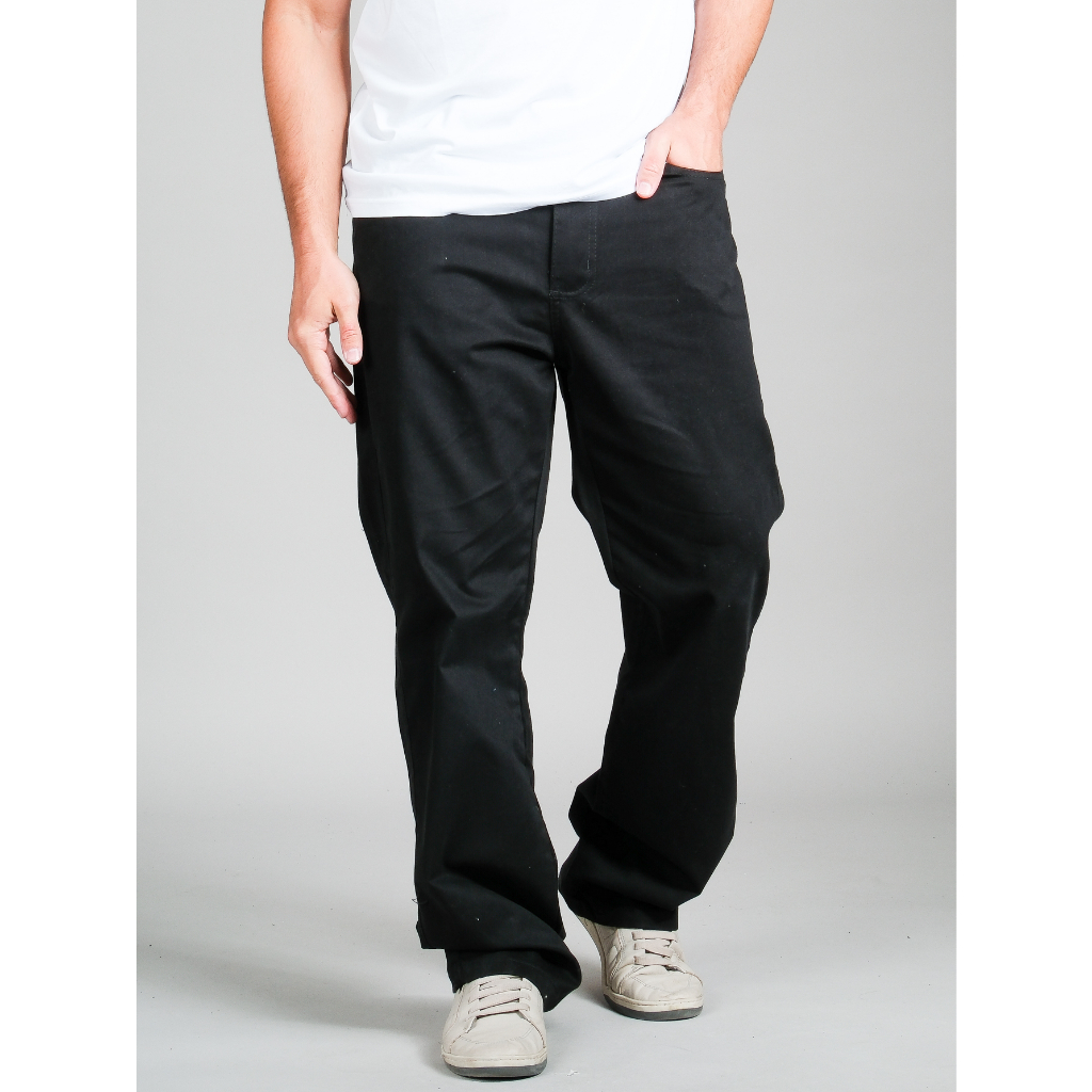 Calça Jeans Masculina Baggy Rellaxed Com Perna Bem Larga Reta Folgada
