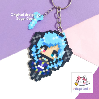 Chaveiro Gwen League of Legends Hama Perler Beads | Shopee Brasil