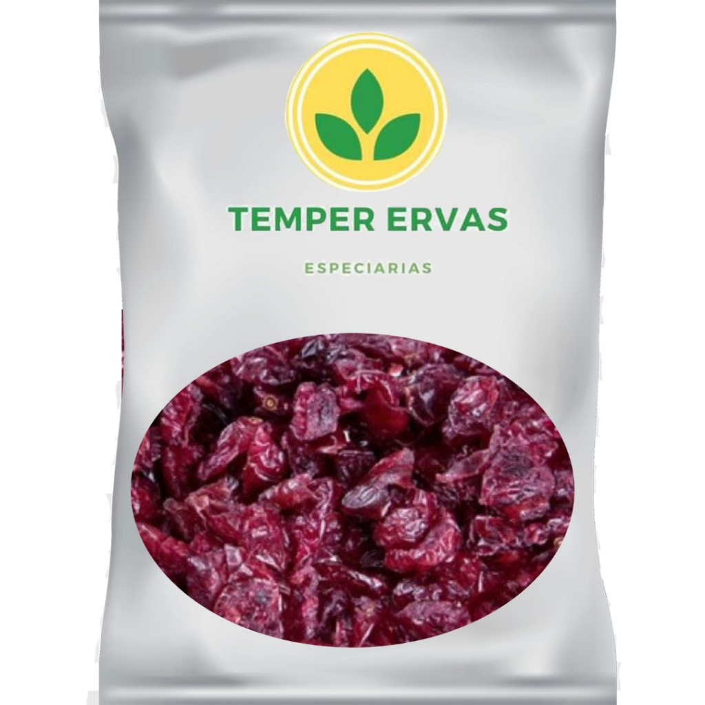 Cramberry Fruta Seca Inteira 250g( A foto da embalagem é ilustrativa ...