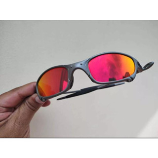 oculos de sol juliete X-metal lentes 100% polarizadas vermelho ruby ...